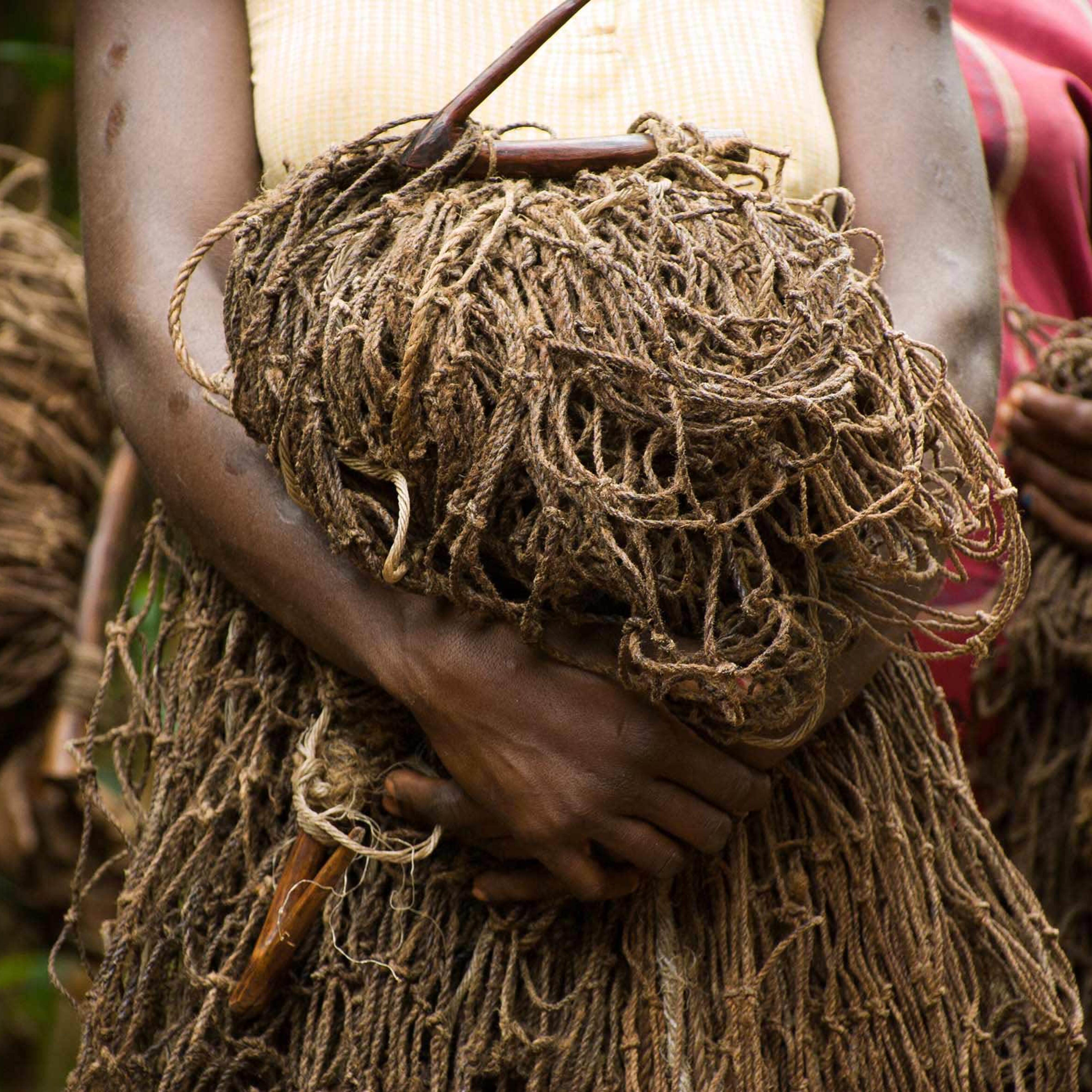Los Baka, los habitantes de la selva centroafricana.